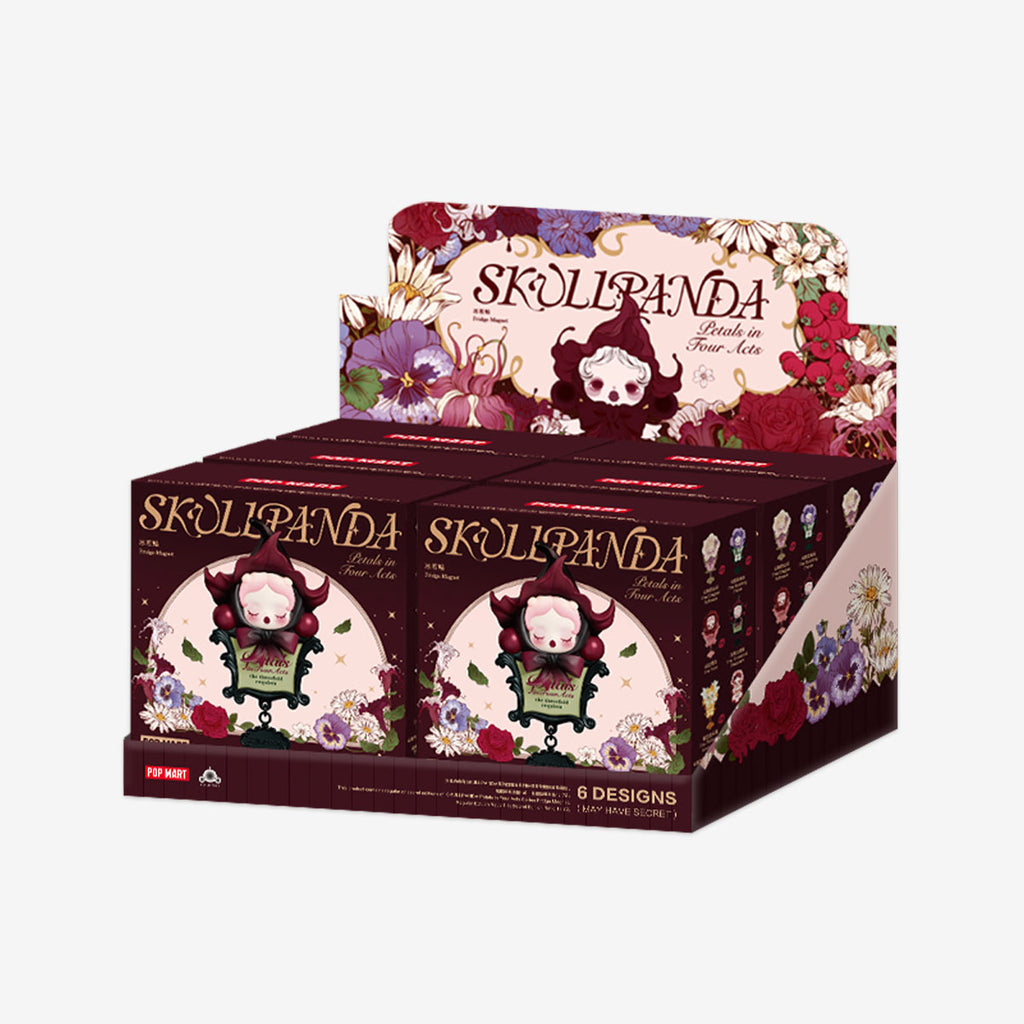 SKULLPANDA Petals in Four Acts Series Fridge Magnet.